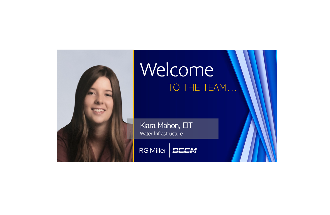 RG Miller | DCCM Welcomes Kiara Mahon - RG Miller | DCCM